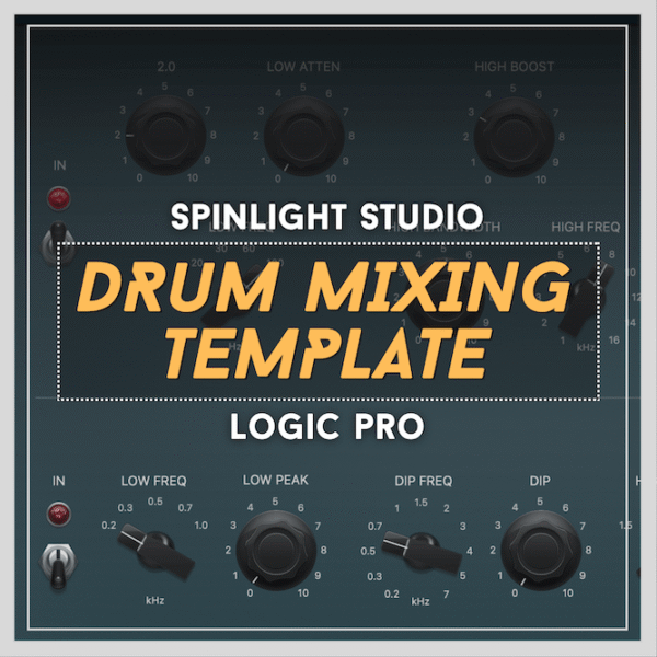 Logic Pro Drum Mixing Template - Spinlight Studio